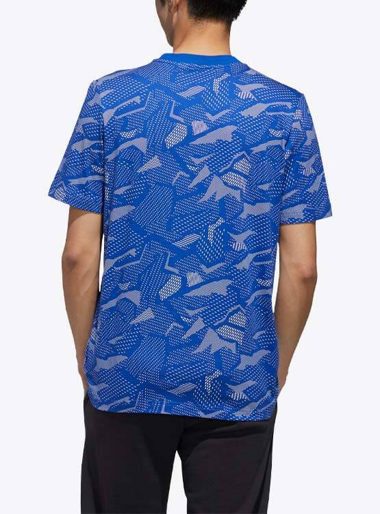 Adidas Mens Essential All Over Printed Tee - Suncoast Softball