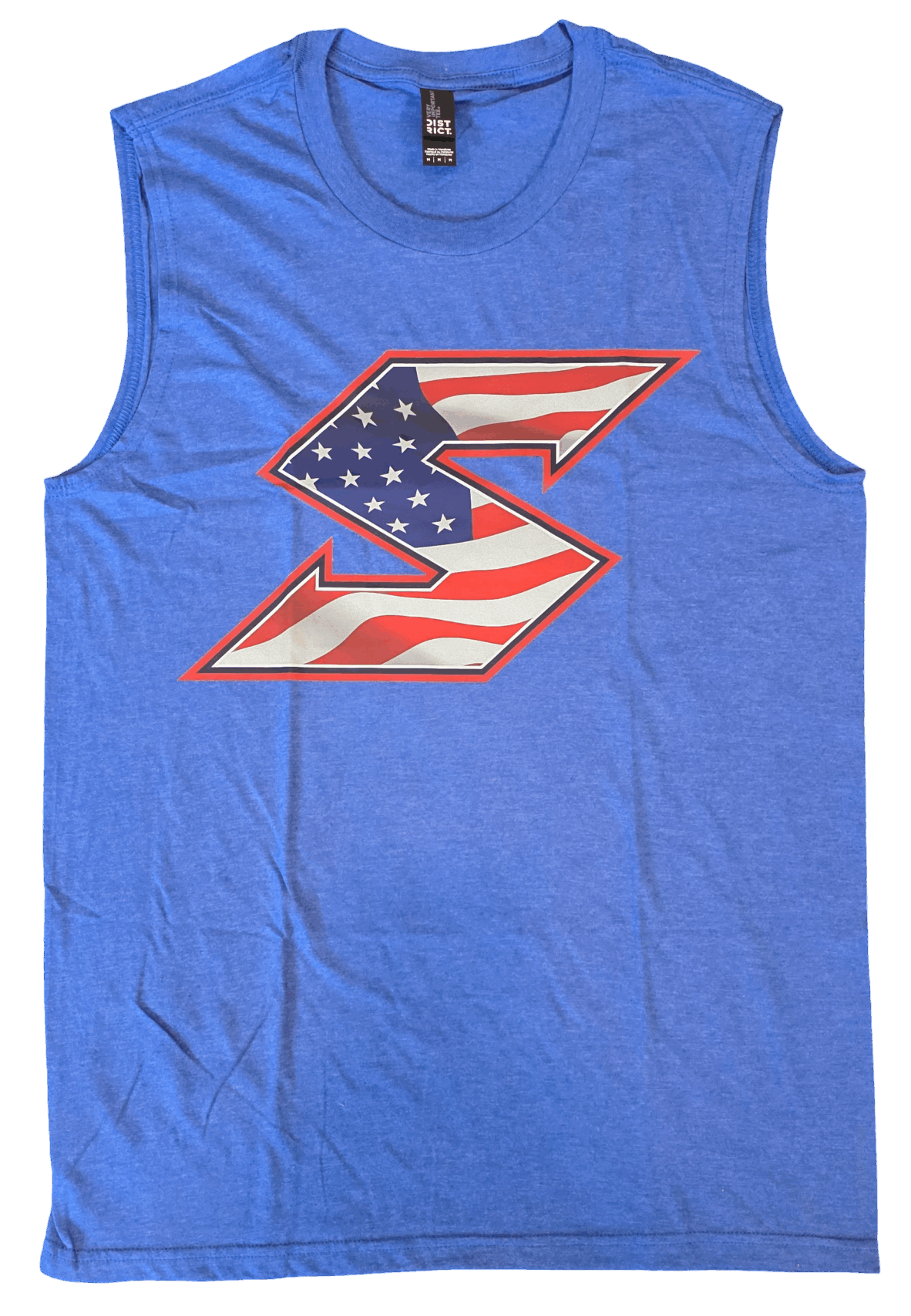 Suncoast Blue Logo Tri-Blend Tank Top - Suncoast Softball