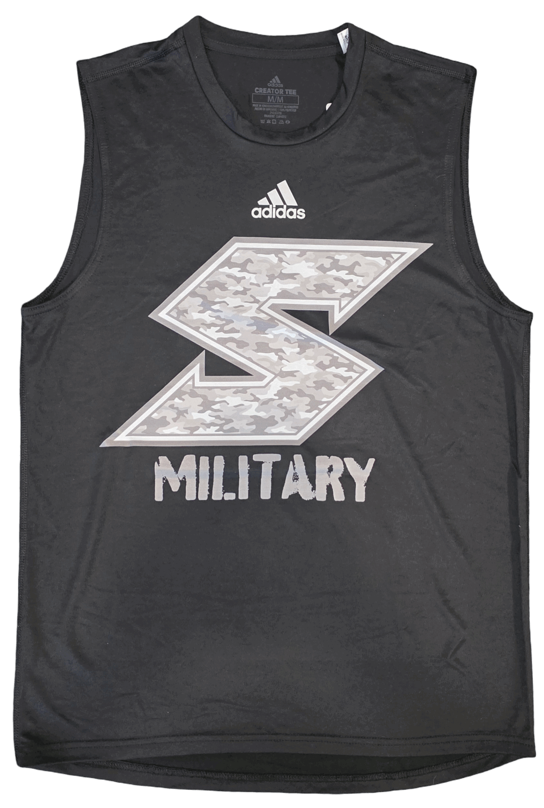 Suncoast Black Military Camo "S" Tank Top - Suncoast Softball